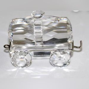 Swarovski | Art | Rare Swarovski Crystal Train Tank Wagon Mint In Box ...